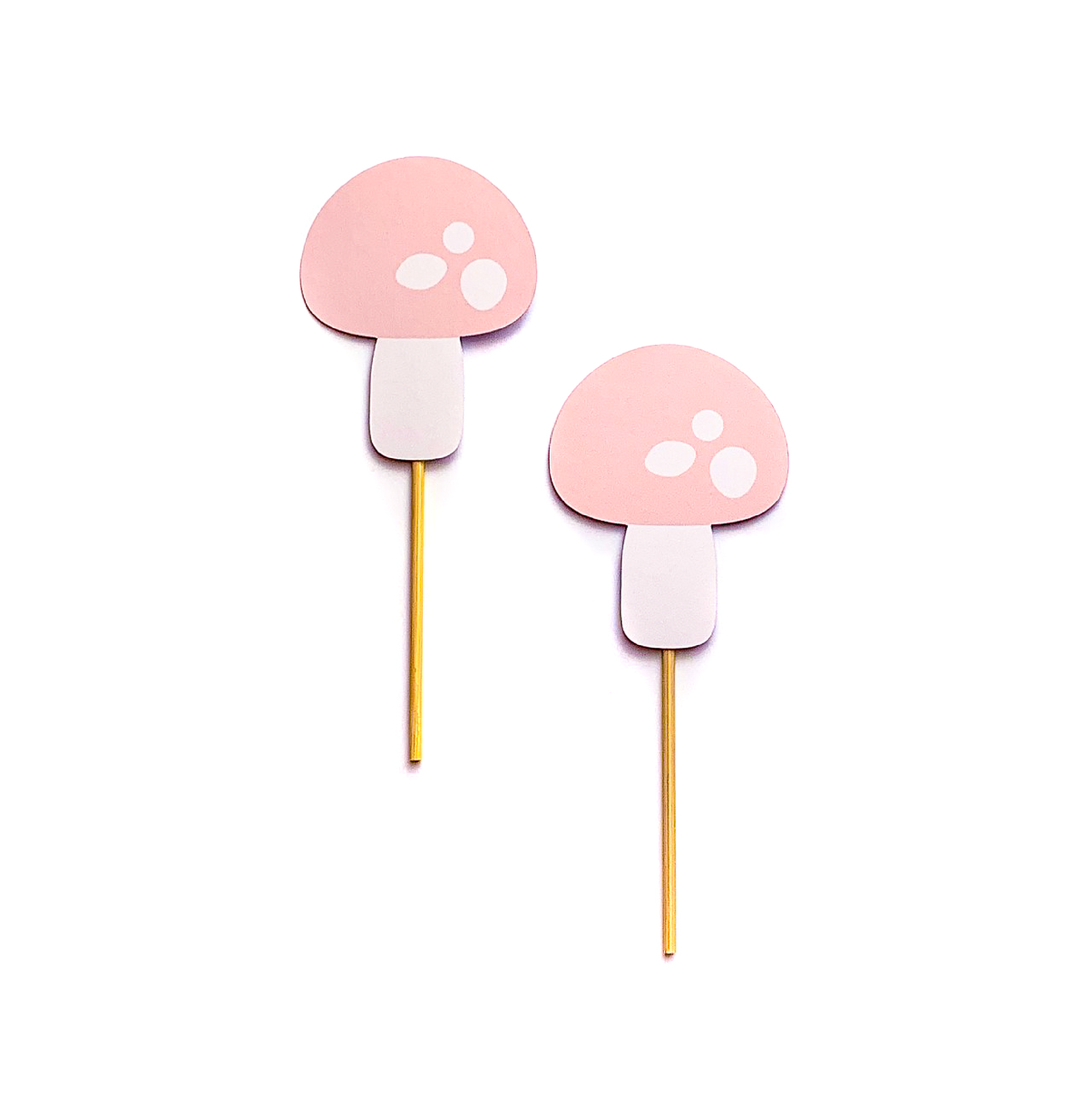 Fairy Toadstool Cake Toppers -2pk – Dooielou