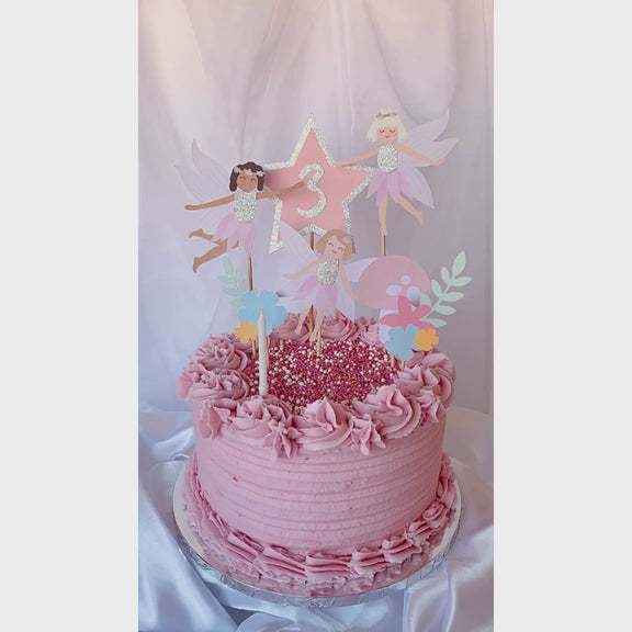 Garden Fairy Cake Topper Set – Dooielou