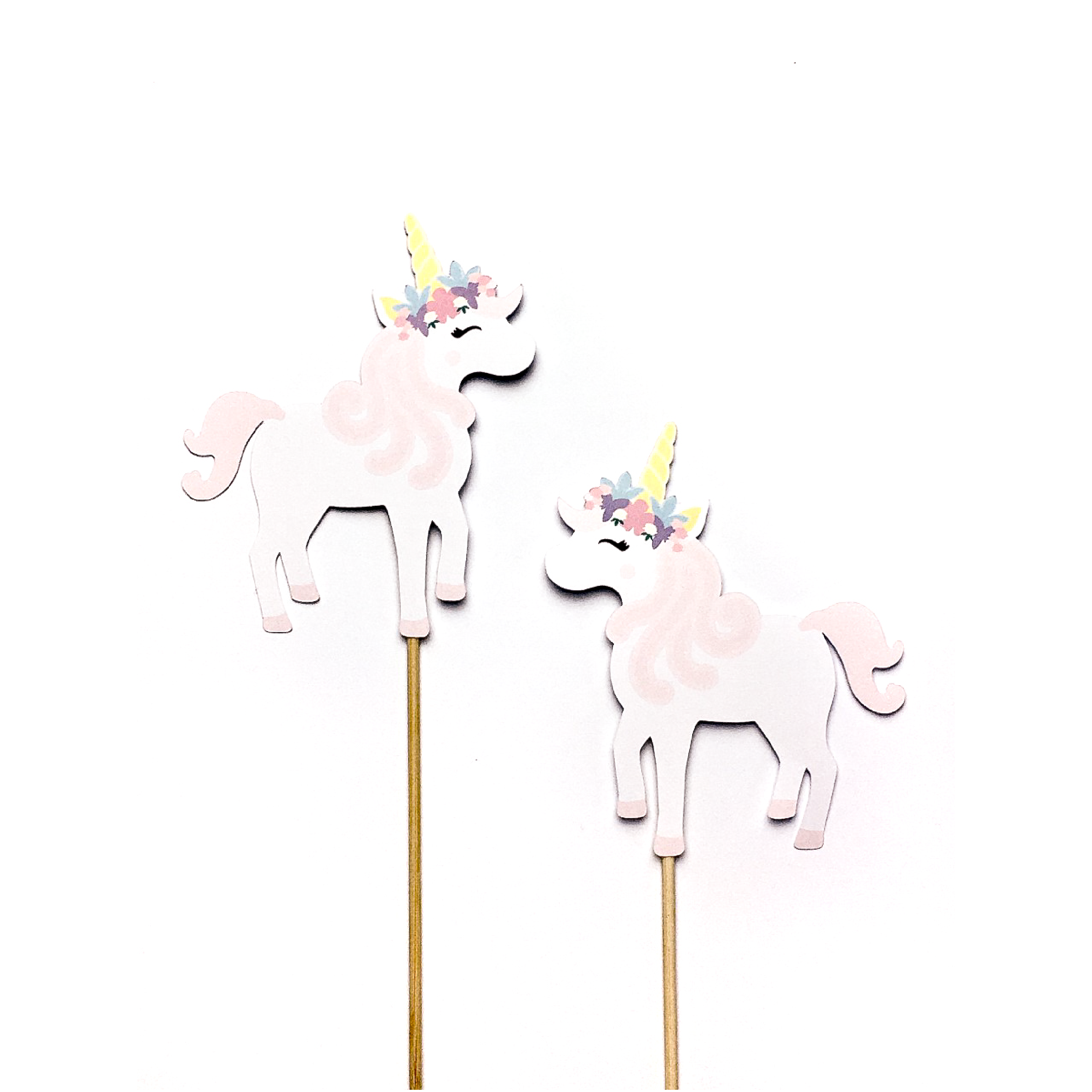 Unicorn Cake Toppers - Dooielou Cake Toppers